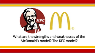KFC vs McD Strategic Management | PPTX
