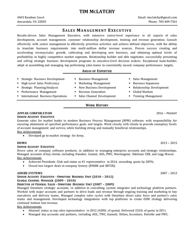 Resume Tim McLatchy | DOCX