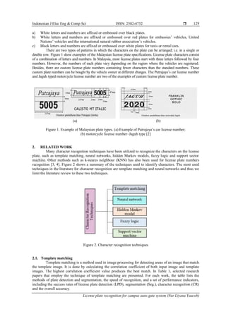 License plate recognition for campus auto-gate system | PDF