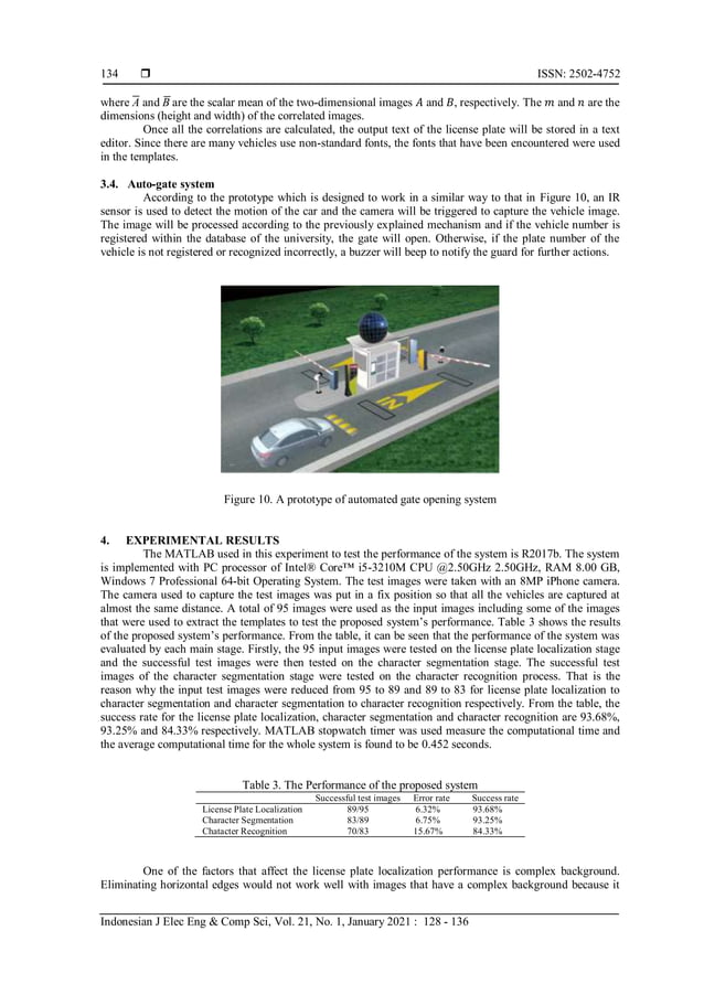 License plate recognition for campus auto-gate system | PDF