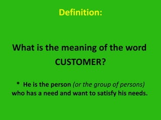 customer satisfaction | PPT