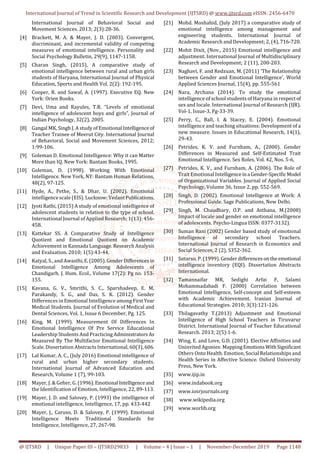 A Comparative Study of Emotional Intelligence among 12th College ...