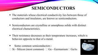 Semiconductors and it;s use in IOT | PPTX