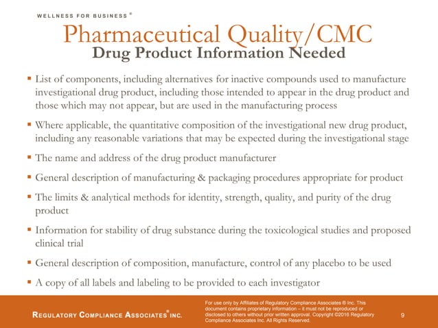 Strategies for IND Filing Success -CMC | PPT