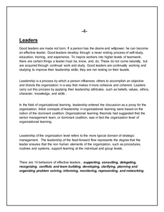 leadership dissertation | DOCX