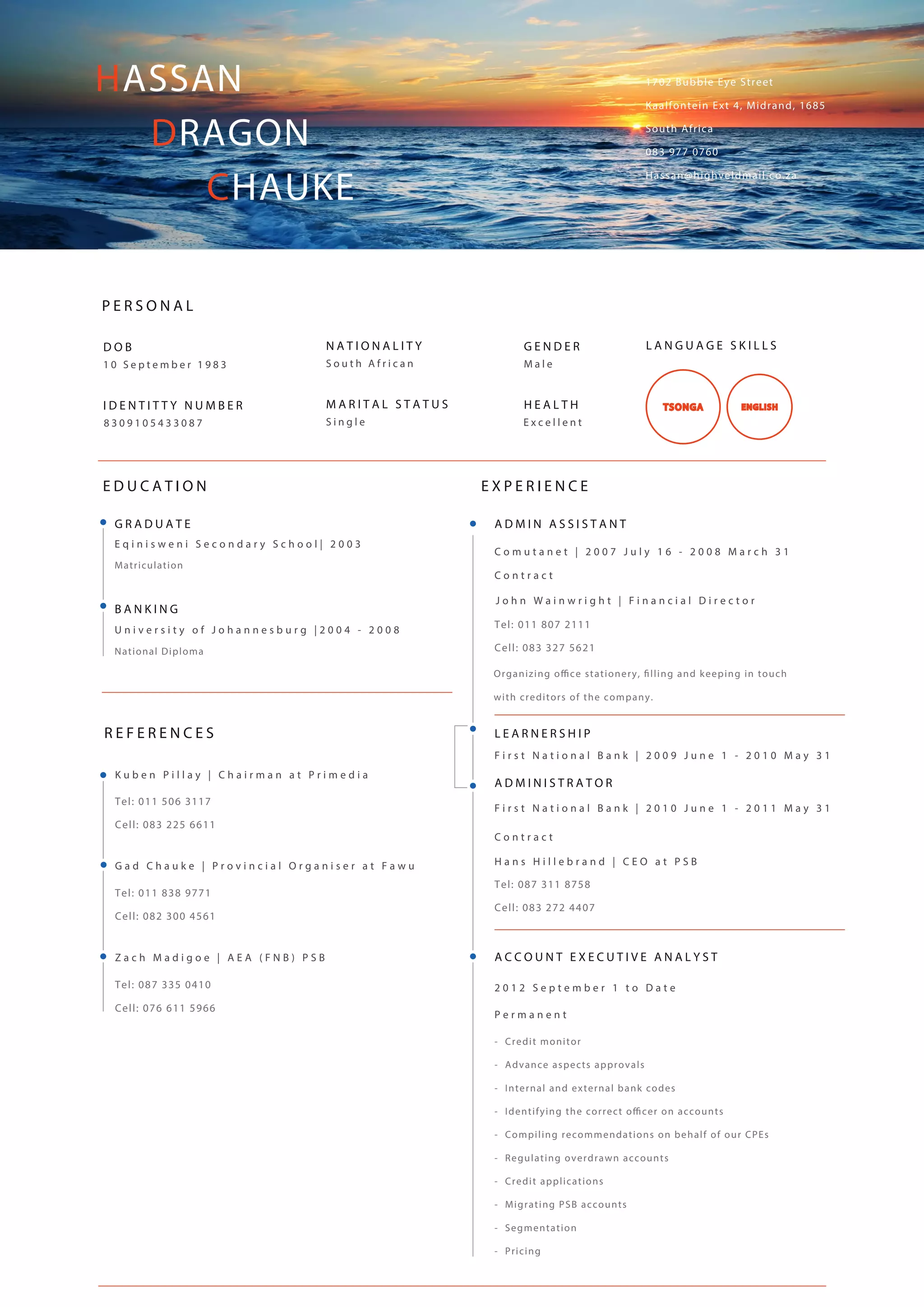Hasan's Cv | PDF
