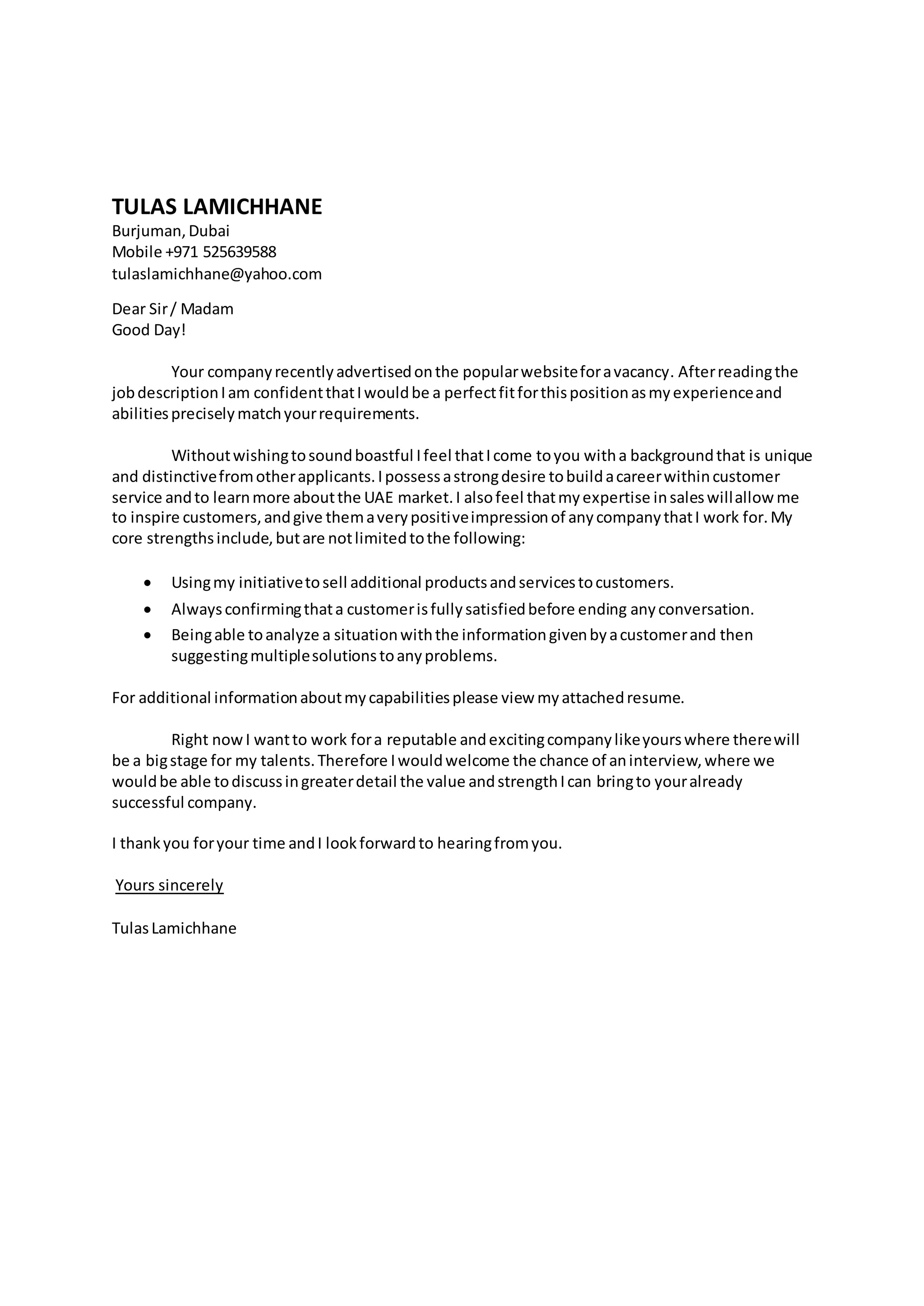 Tulas lamichhane | DOCX | Business | Business and Finance