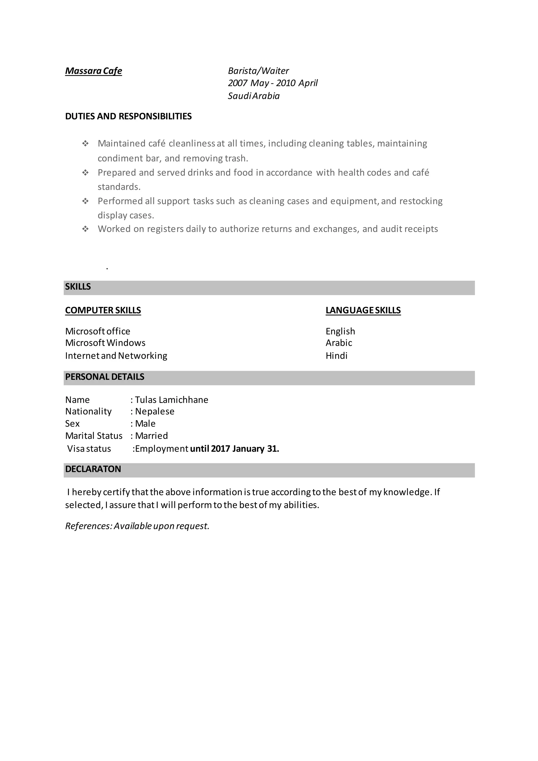 Tulas lamichhane | PDF