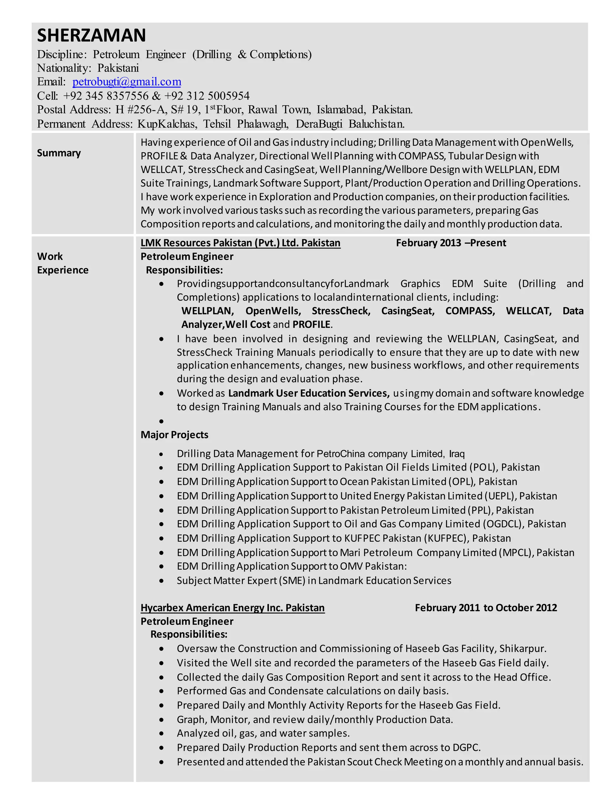 Sher Zaman_CV | DOCX