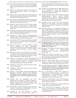 An Investigation of the Impact of Social Capital for the ...