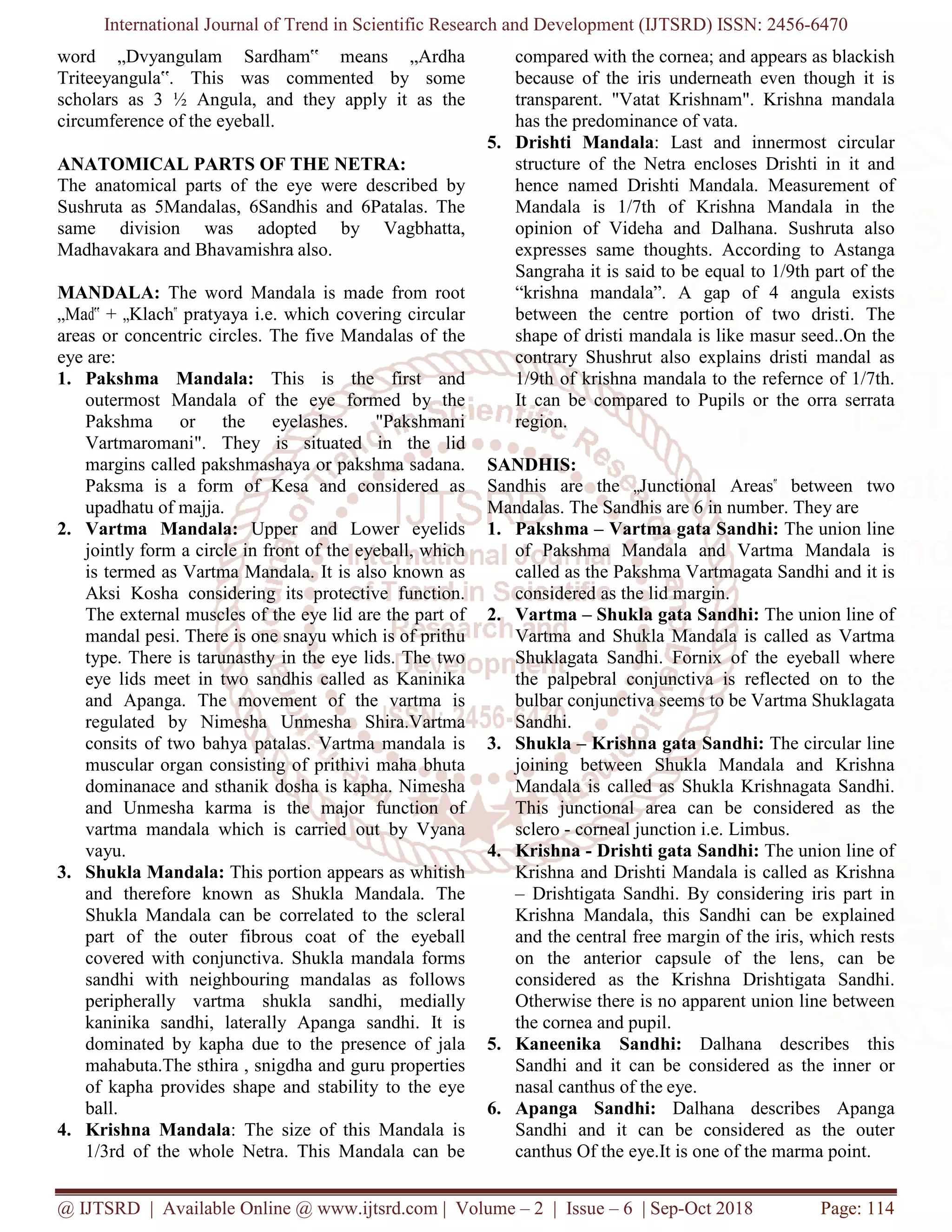 A Review of Netra Sharira | PDF