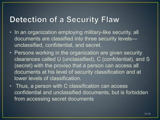 Formal and Practical Aspects of Security of Operating System | PPTX