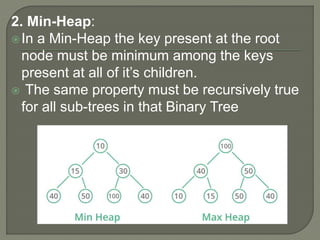 Array implementation & Construction of Heap | PPTX