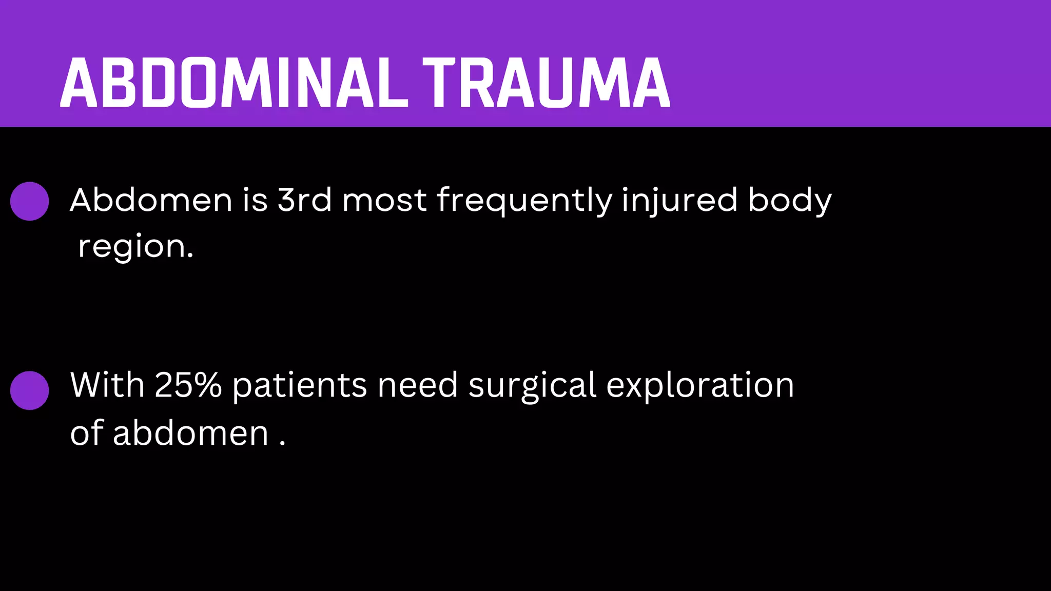 Introduction to the Torso Trauma | PPTX