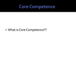 Core Competence | PPT