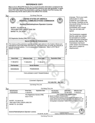 FCC license | PDF