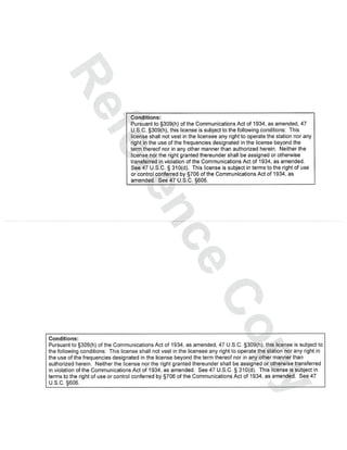 FCC license | PDF