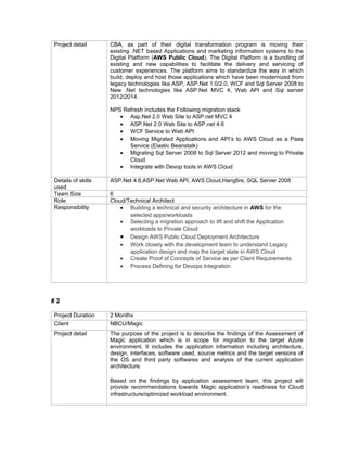 Vikas_C_R_Summary_081116 | PDF