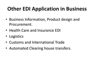 Electronic Data Interchange & Internet | PPTX