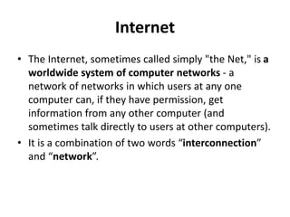 Electronic Data Interchange & Internet | PPTX