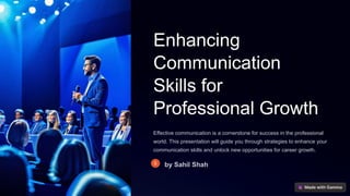 Enhancing Communication Skills for Personal Growth | PPT