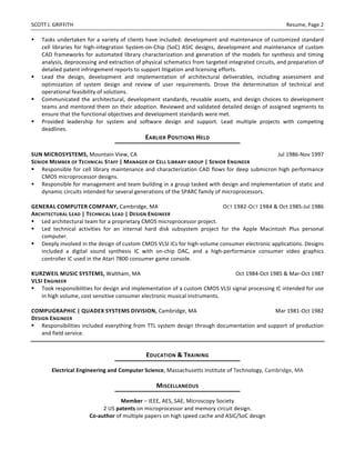 scottjgriffith_CV | PDF | Computing | Technology & Computing