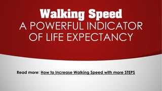 21 Benefits of Walking for Health and Fitness | PDF