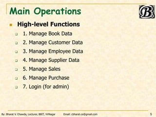 Book Store Management System - Functional Requirements - 2021 | PPTX
