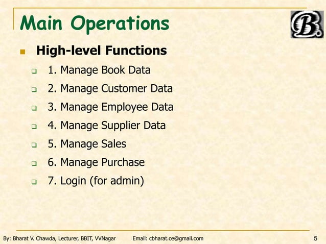 Book Store Management System - Functional Requirements - 2021 | PPTX ...