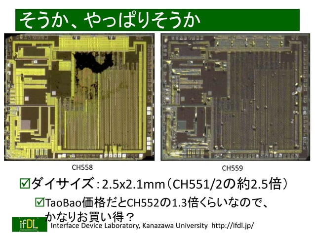 CH551/2/8/9を炙ってみた | PPT