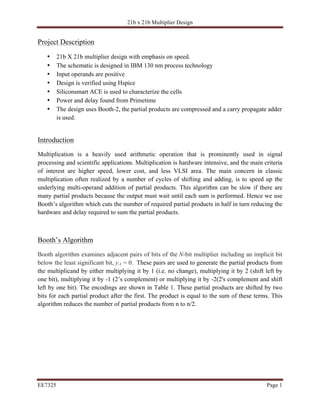 21bx21b booth 2 multiplier | PDF
