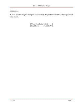 21bx21b booth 2 multiplier | PDF