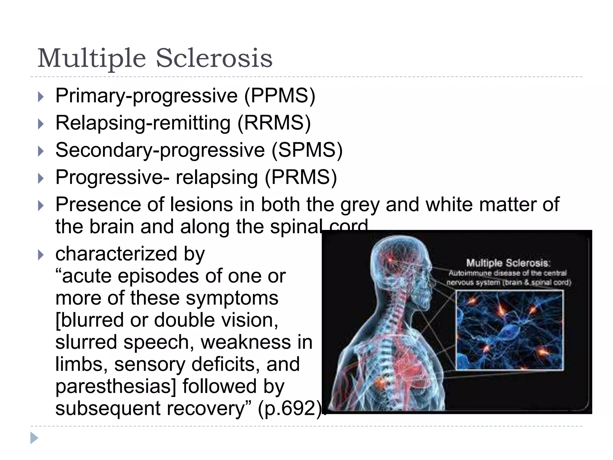 Multiple Sclerosis and Diet Therapy | PPTX