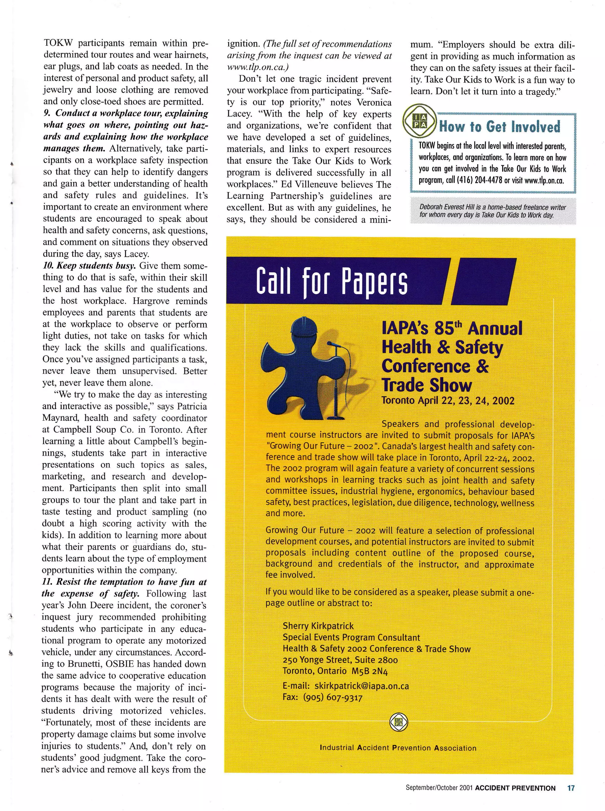 Take Your Kids to Work | PDF