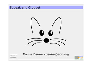 Squeak and Croquet | PPT