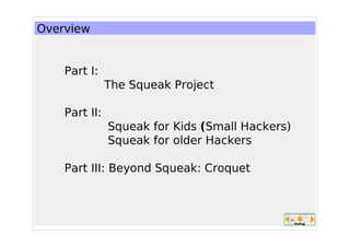 Squeak and Croquet | PPT