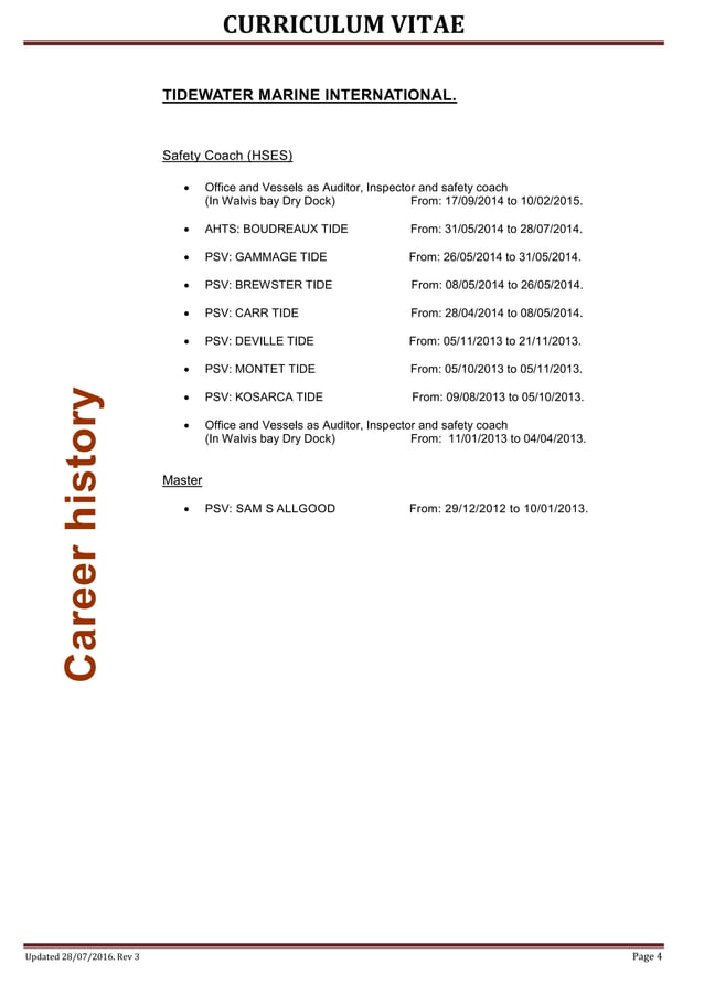 Capt .Mina New CV rev 3 | PDF