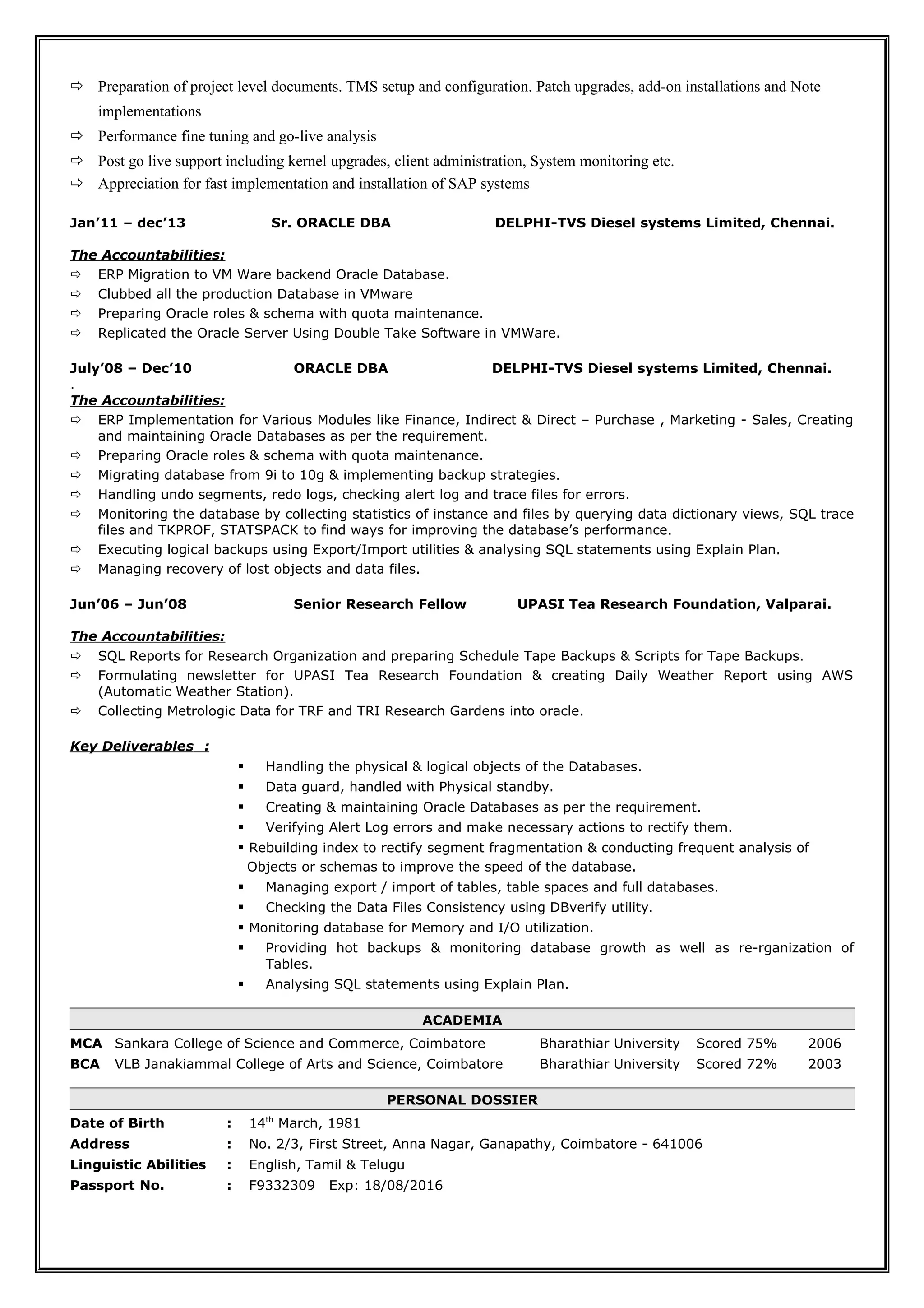 Jayachandran_Resume | PDF