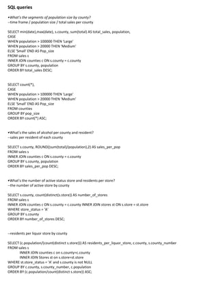 Sales Data Analysis using SQL & Excel | PDF