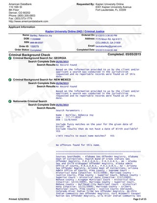 Background Check | PDF