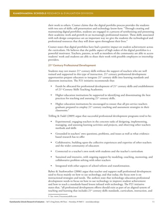 21 century skills for students and teachers | PDF