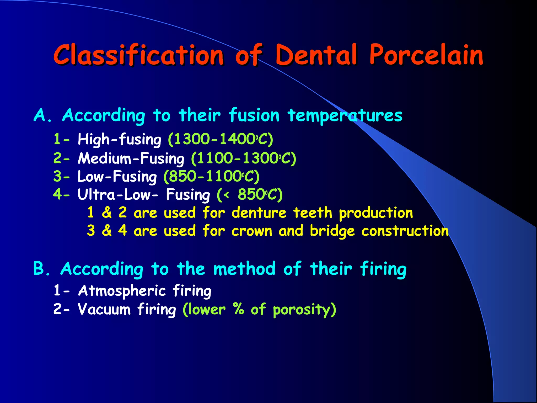 DENTAL CERAMICS Dental Porcelain All-CERAMIC RESTORATIONS dental ...