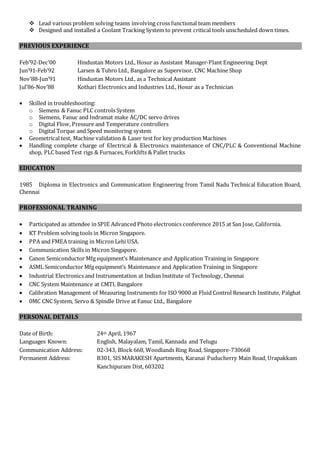 Suresh Resume | DOCX