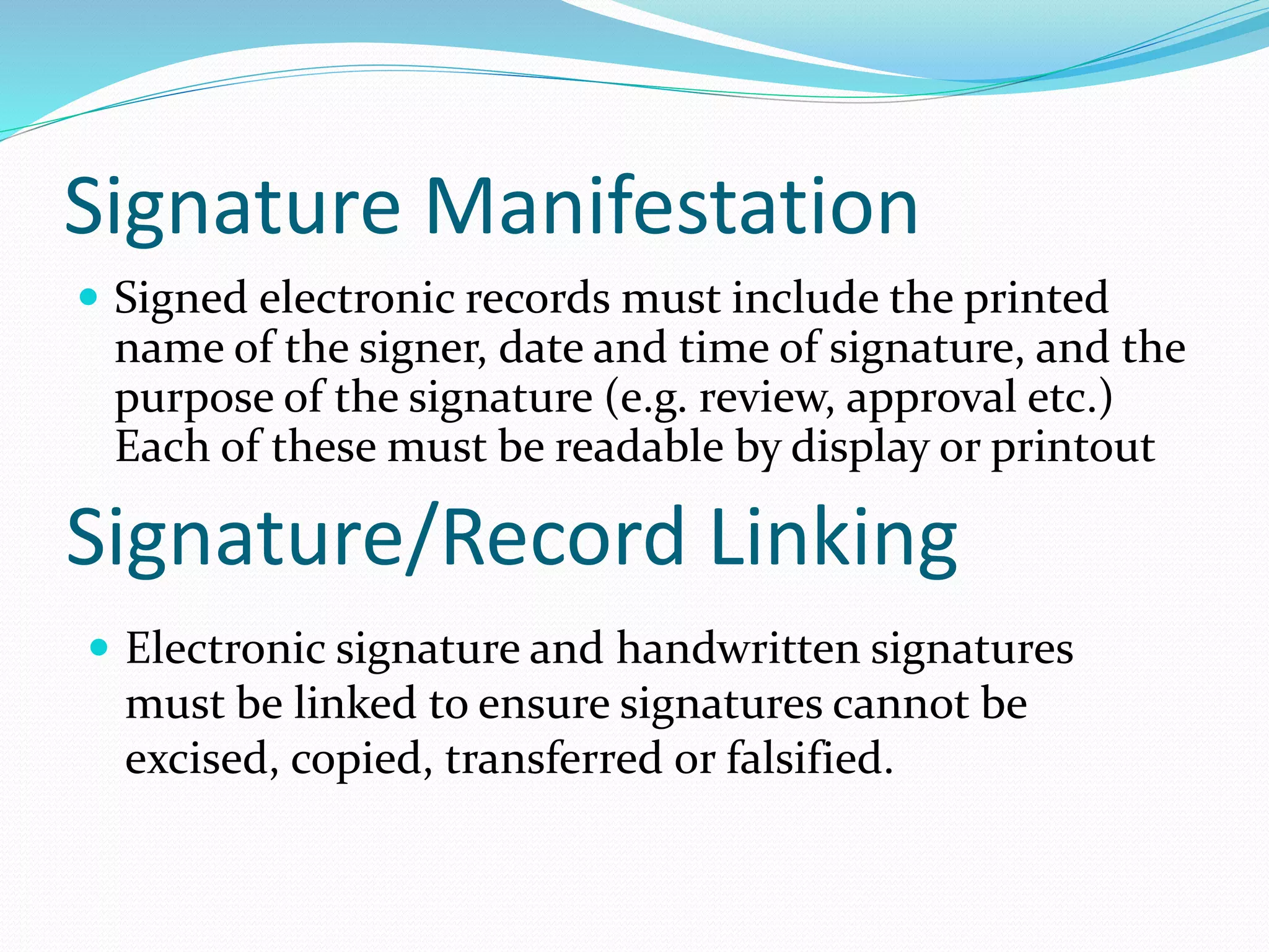 21 cfr part 11 basic | PPTX
