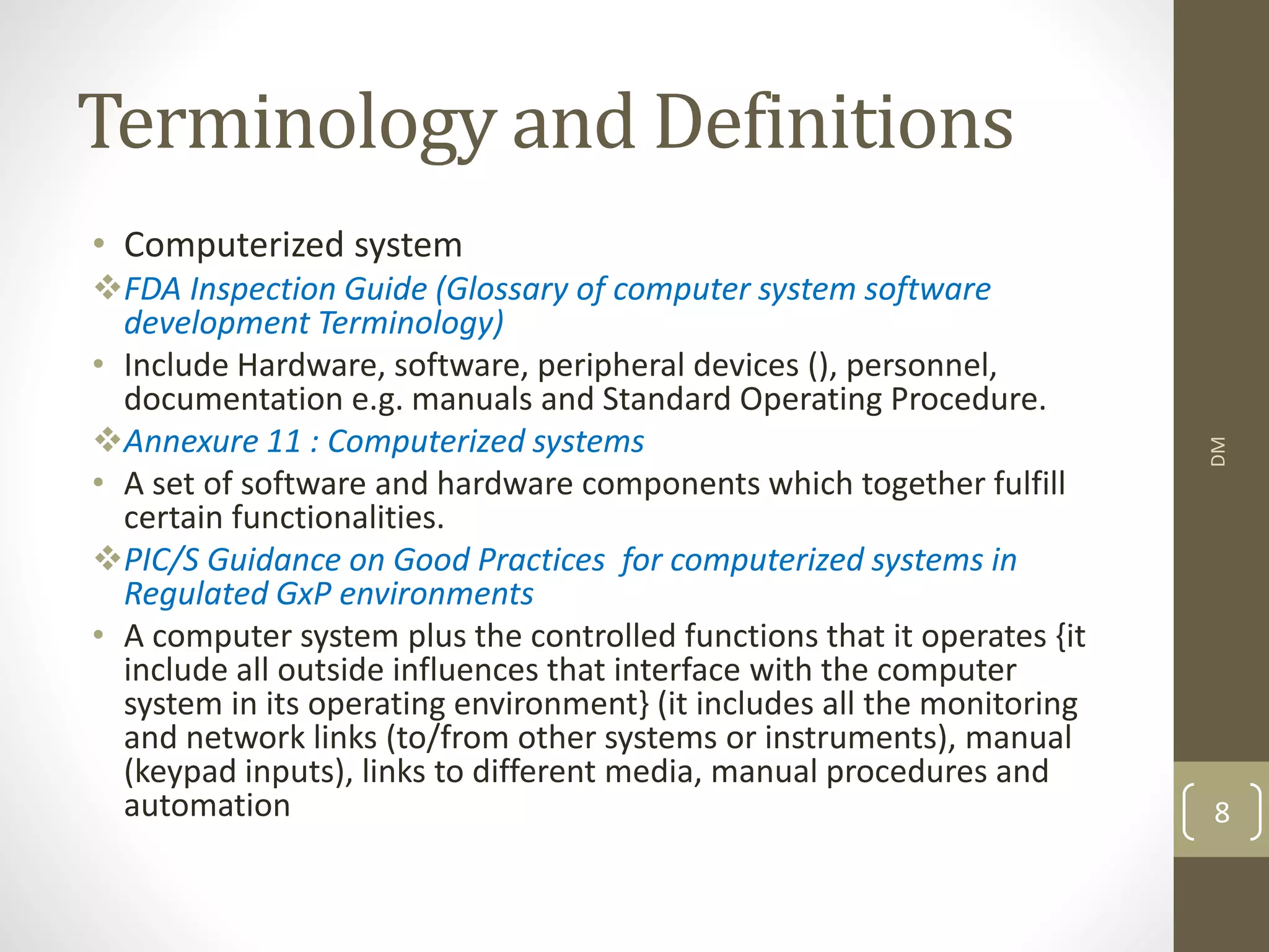 21 cfr part 11 an approach towards compliance | PPTX