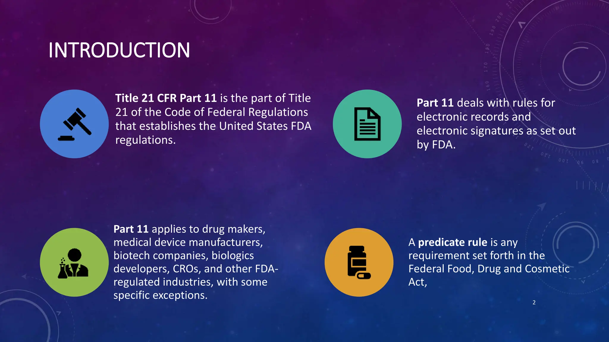 21 CFR part 11- ELECTRONIC RECORDS; ELECTRONIC SIGNATURES | PPTX