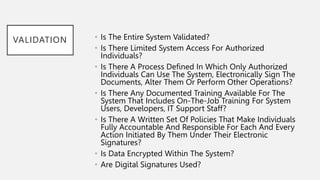 21 CFR Part 11 checklist software.pptx