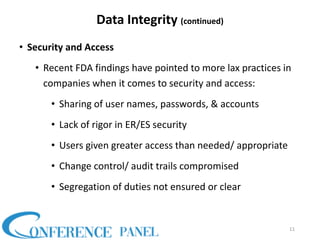 21 CFR Part 11 Electronic Records and Signatures FDA Compliance | PDF
