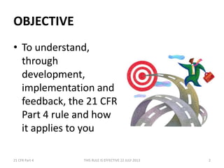 21 CFR Part 4 - CGMP for Combination Products | PPTX