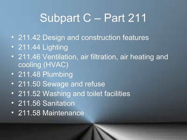 21 cfr, parts 210 211 | PPT
